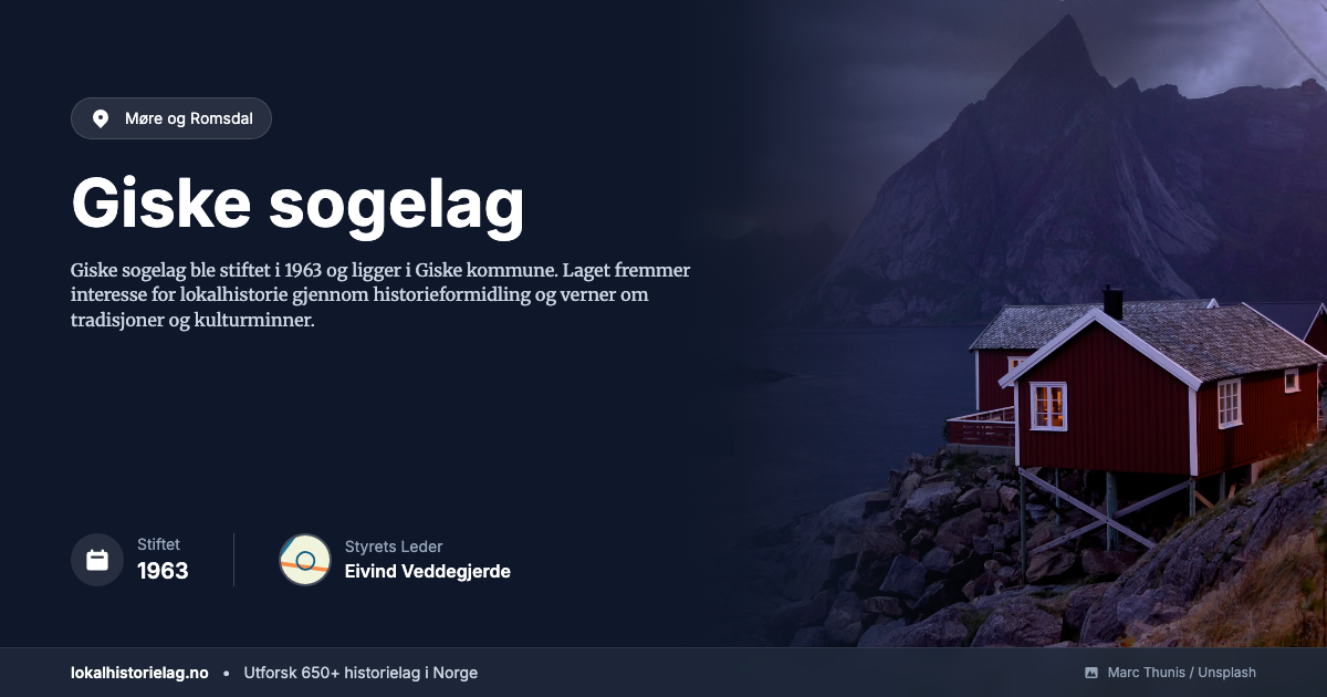 Giske sogelag i Møre og Romsdal | lokalhistorielag.no