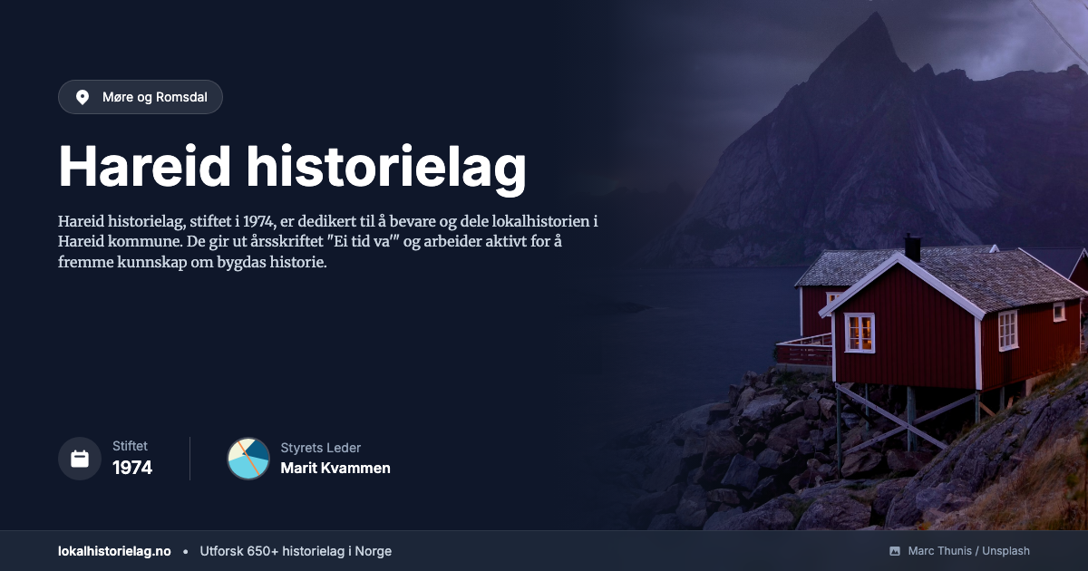 Hareid historielag i Møre og Romsdal | lokalhistorielag.no