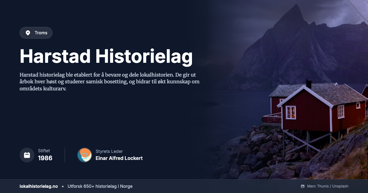 Harstad Historielag i Troms | lokalhistorielag.no