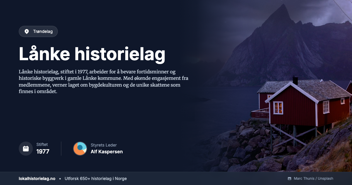 Lånke historielag i Trøndelag | lokalhistorielag.no