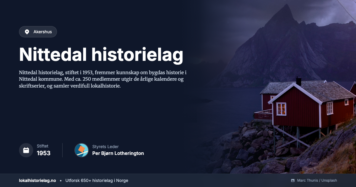 Nittedal historielag i Akershus | lokalhistorielag.no