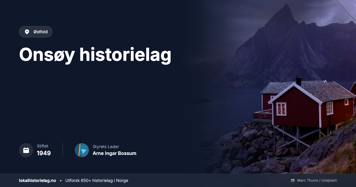 Onsøy historielag i Østfold | lokalhistorielag.no
