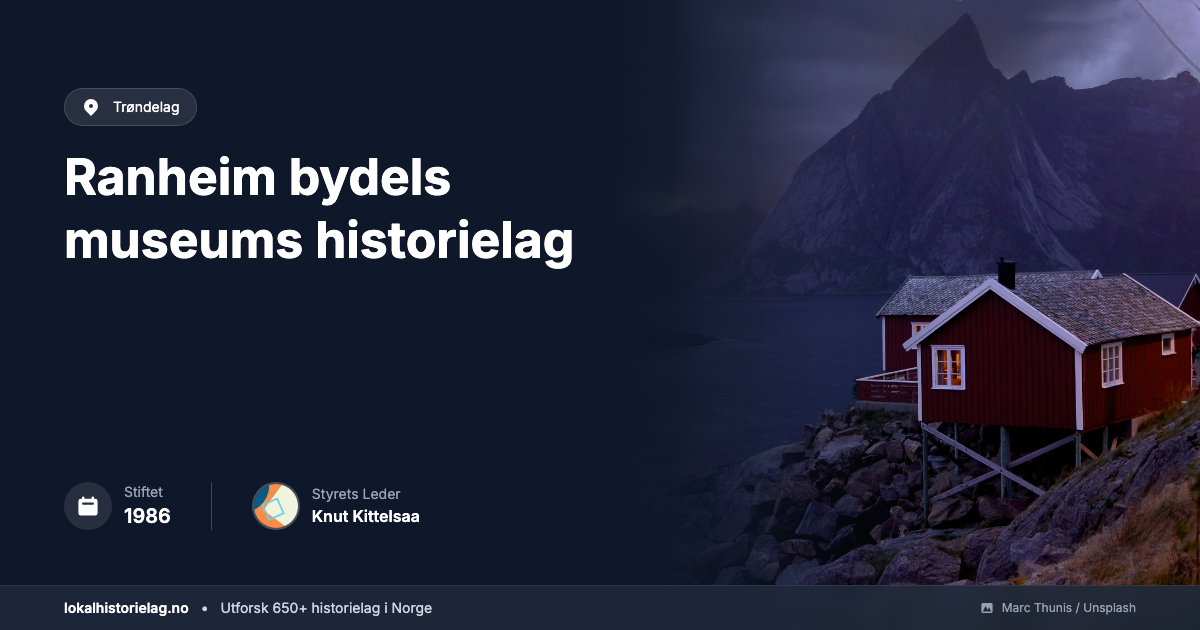 Ranheim bydels museums historielag i Trøndelag | lokalhistorielag.no
