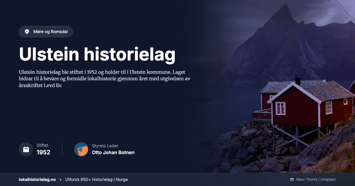Ulstein historielag i Møre og Romsdal | lokalhistorielag.no