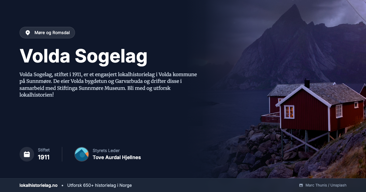 Volda Sogelag i Møre og Romsdal | lokalhistorielag.no